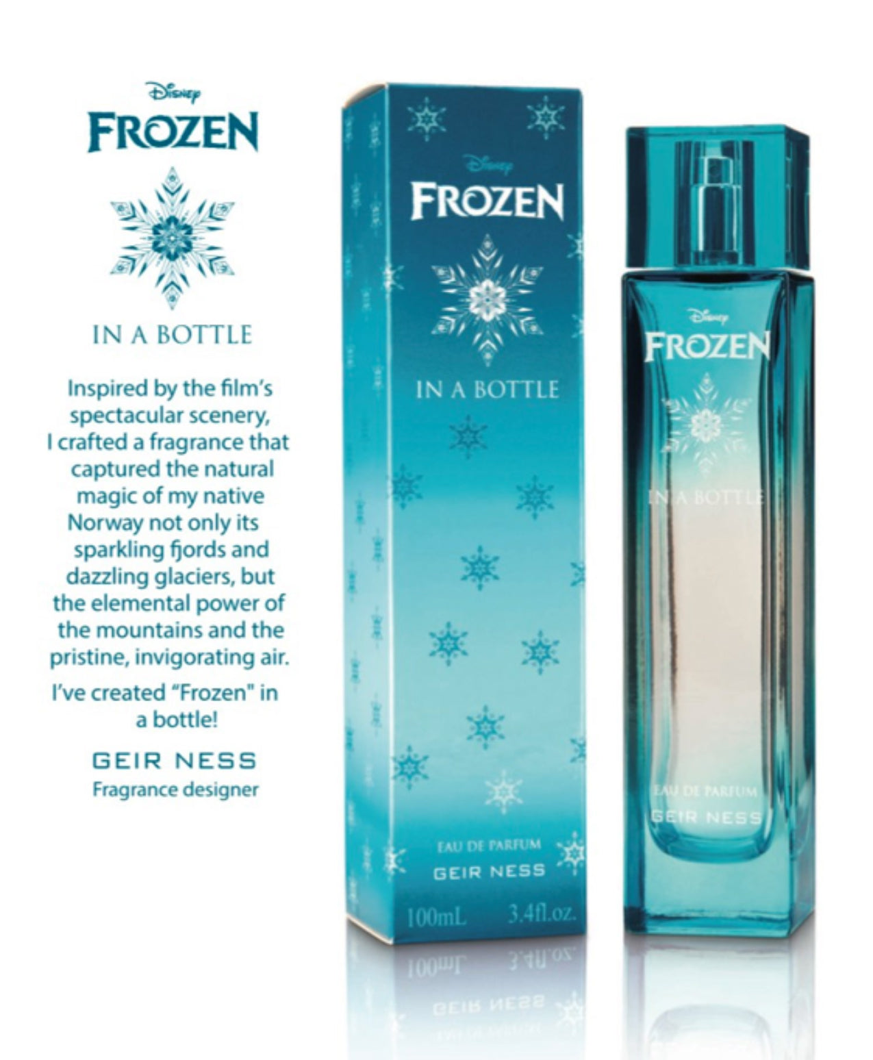Geir Ness To Launch Signature Disney 'Frozen In A Bottle' Fragrance ...